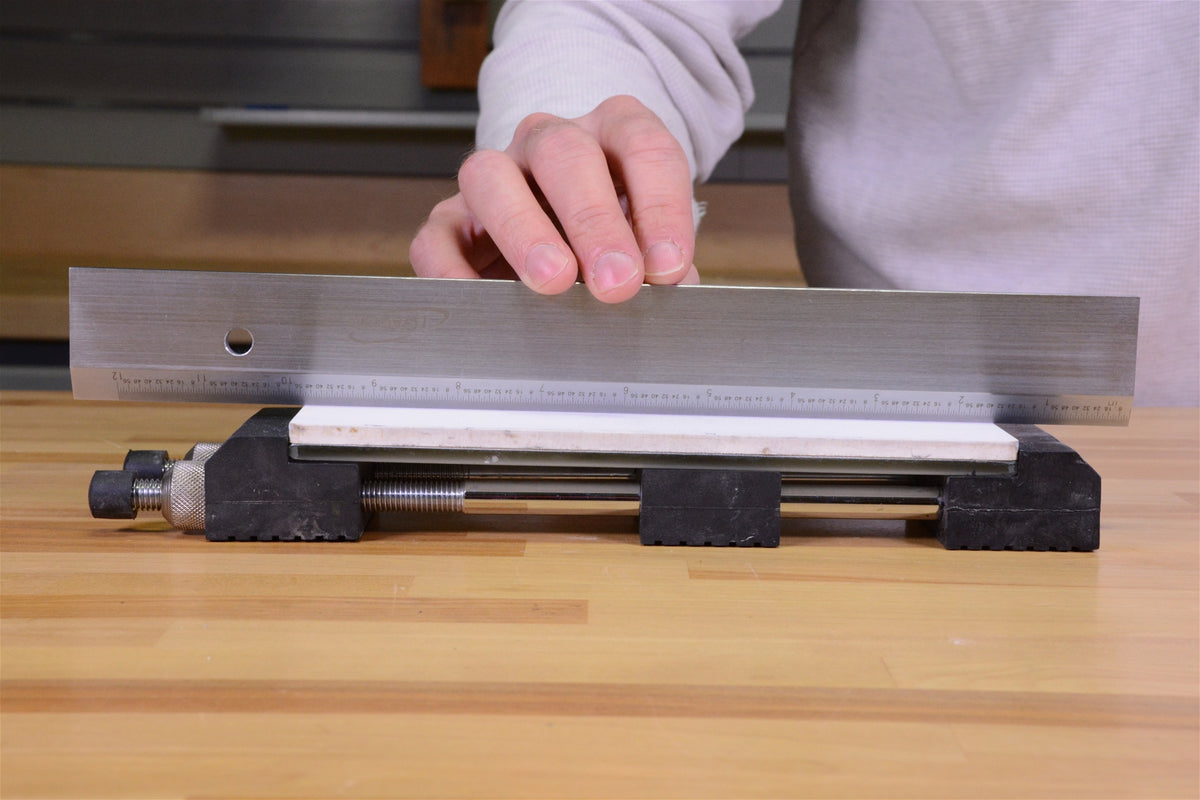 Check a Stone with a Straight Edge — Sharpening Supplies