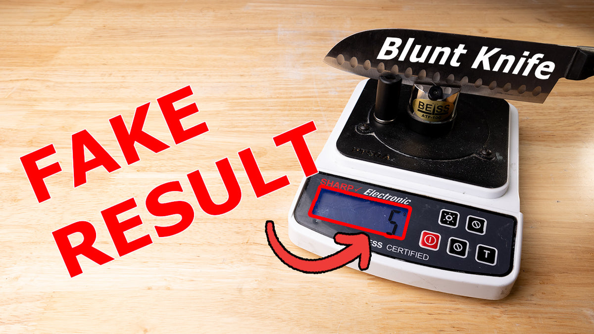 The TRUTH Behind Unreal Knife Sharpness Scores - How to Spot a BESS Sc ...