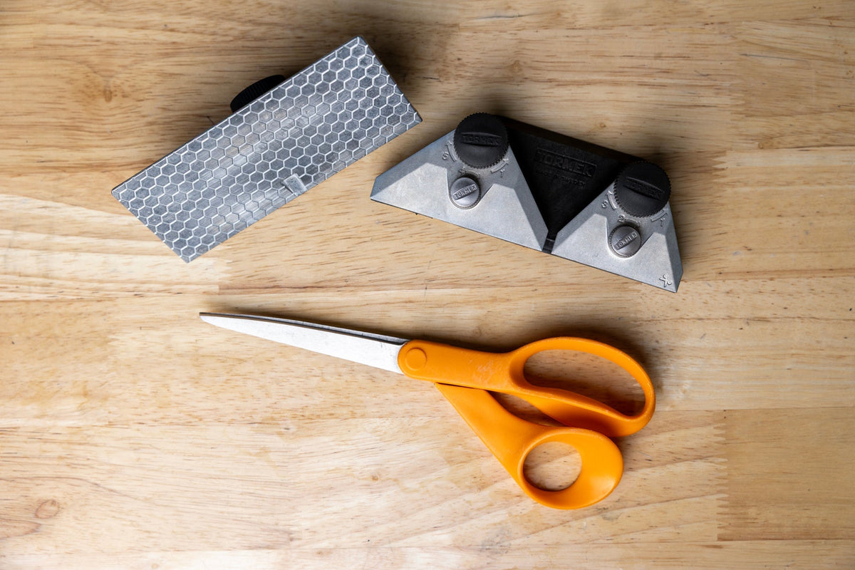 How to Sharpen Scissors with the Tormek SC-60 Scissors Jig — Sharpening Supplies