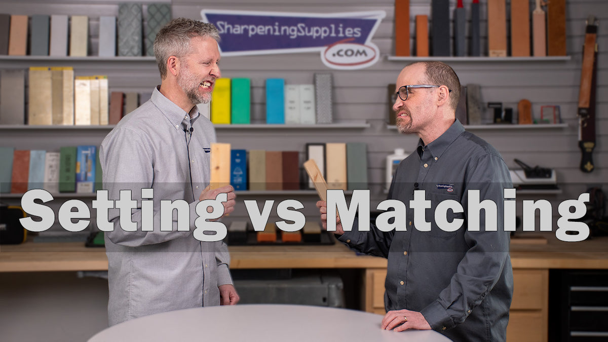 Should You Set or Match a Sharpening Angle? - Video — Sharpening Supplies