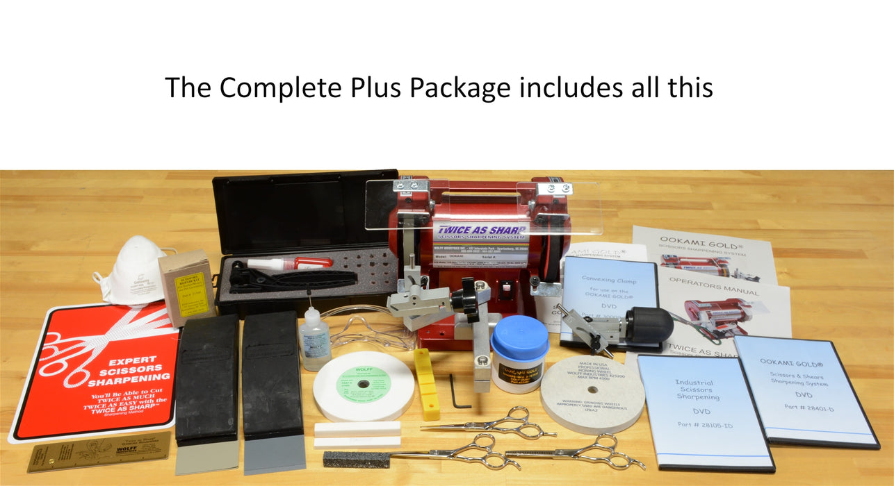 Twice As Sharp Scissor Sharpener Complete PLUS Package — Sharpening ...