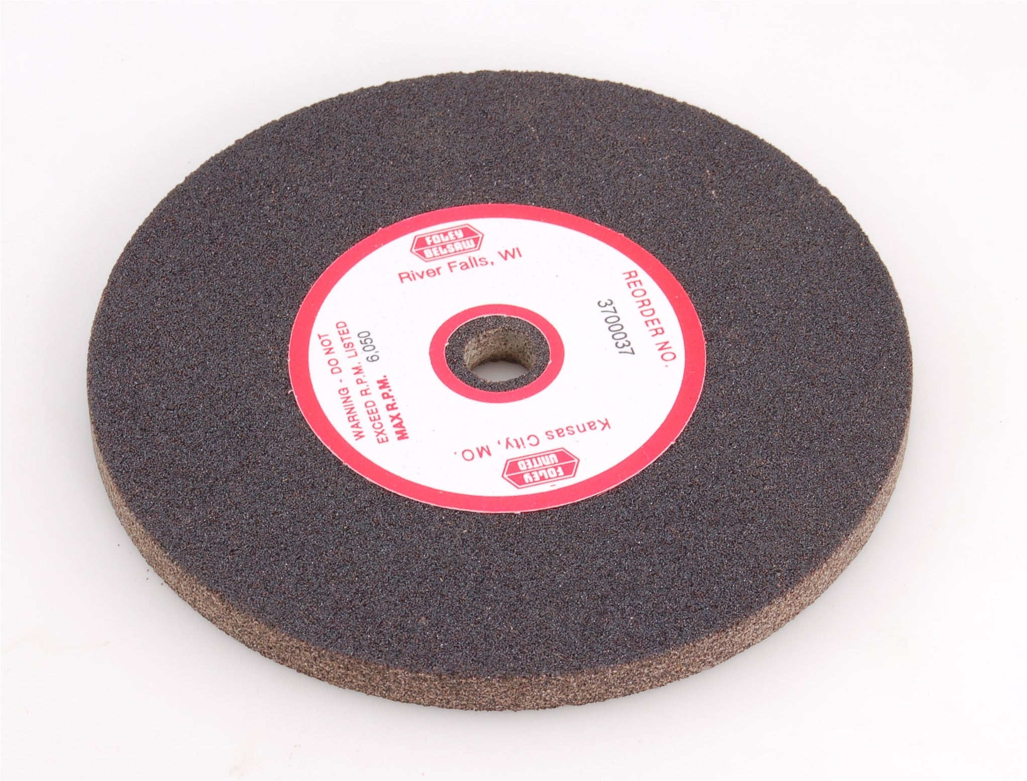 Straight Grinding Wheel 6" x 3/8" 60 Grit — Sharpening Supplies