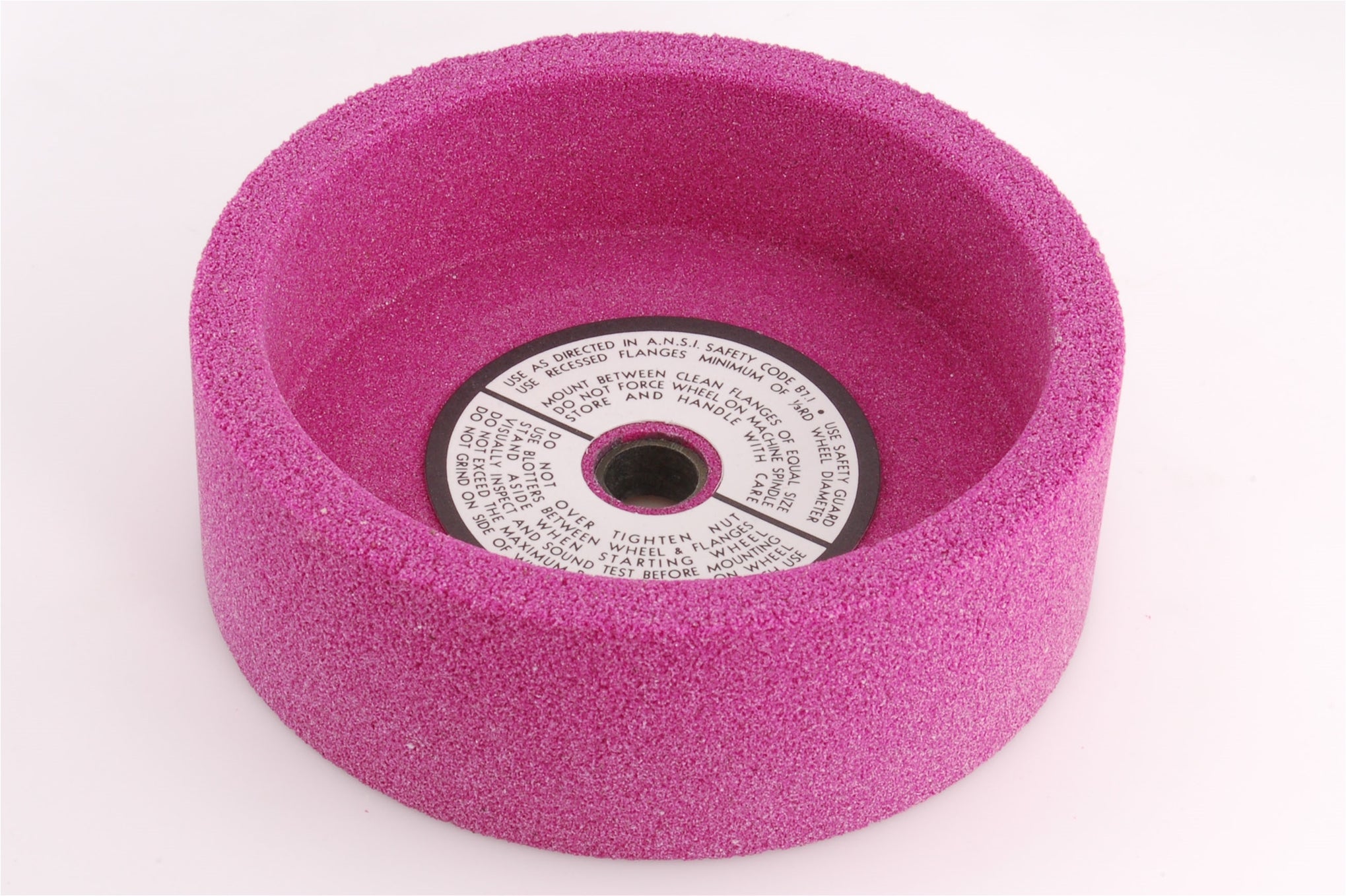 Type 6 Straight Cup Grinding Wheel 6" x 1/2" 60 Grit — Sharpening Supplies