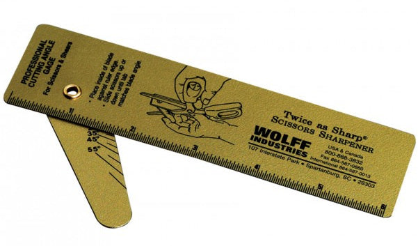 Scissors Angle Gauge — Sharpening Supplies