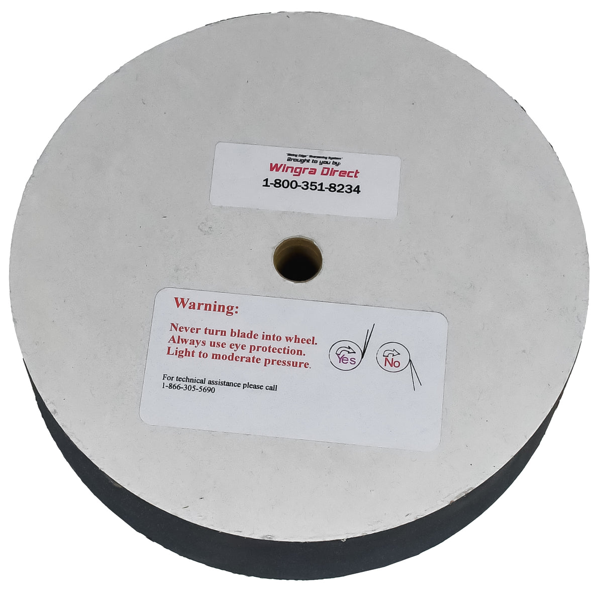 Replacement 8" x 2" Coarse Paper Sharpening Wheel — Sharpening Supplies