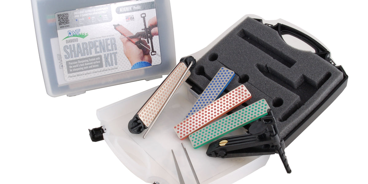 DMT Aligner Pro Kit With Extra Extra Fine Stone — Sharpening Supplies