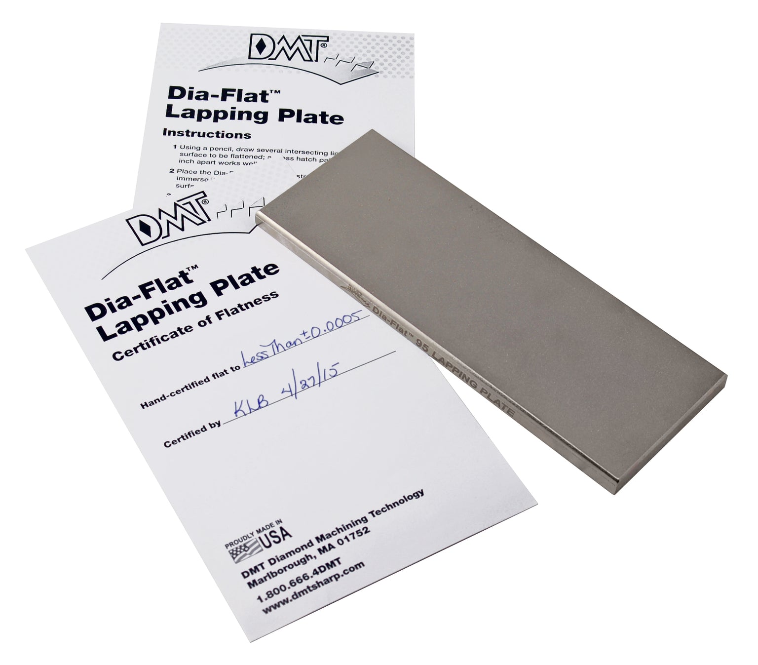 DMT Dia-Flat Lapping Plates — Sharpening Supplies