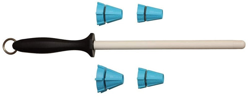 Ceramic Sharpening Rod with Angle Guides — Sharpening Supplies