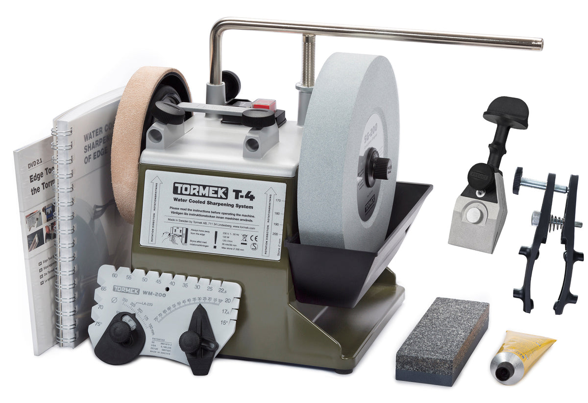 Tormek T-4 Bushcraft Edition With AX-40 Axe Jig — Sharpening Supplies