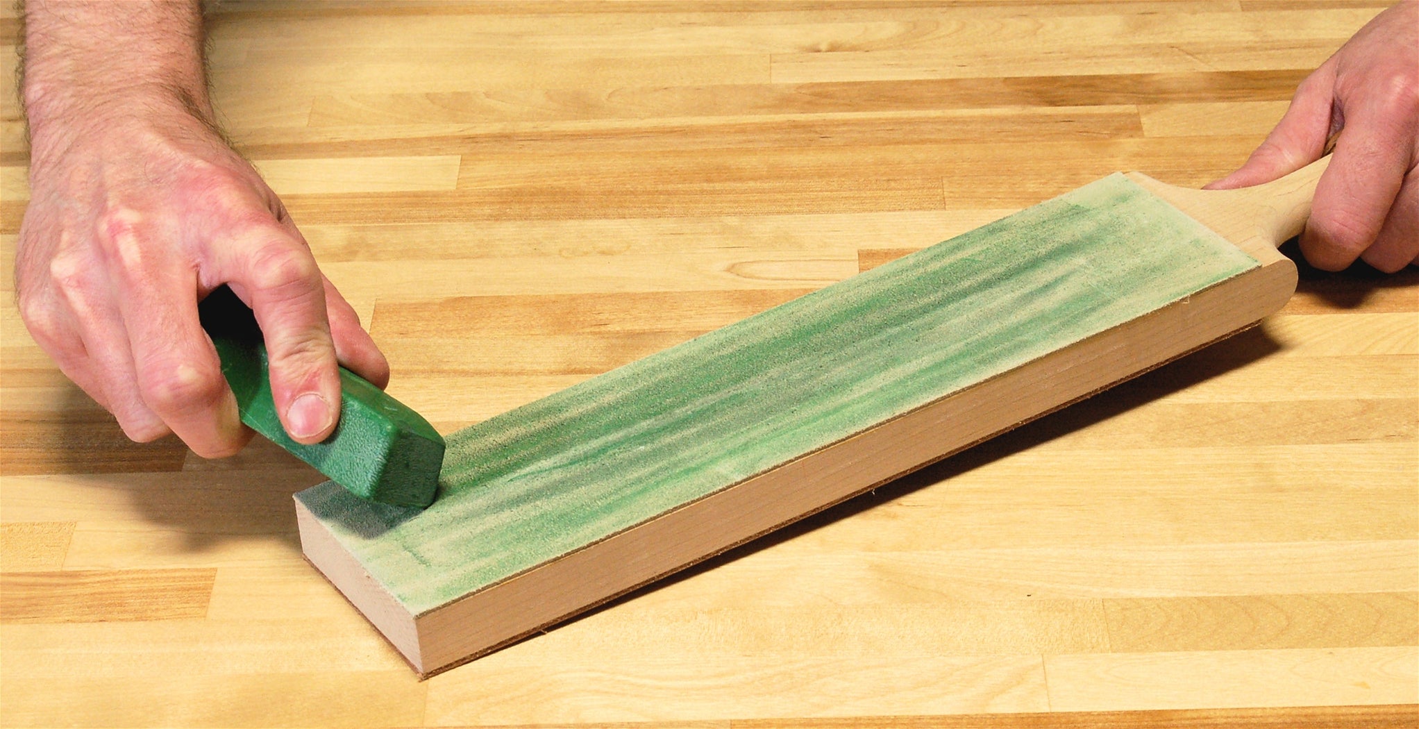 12" XL Double Sided Paddle Strop — Sharpening Supplies