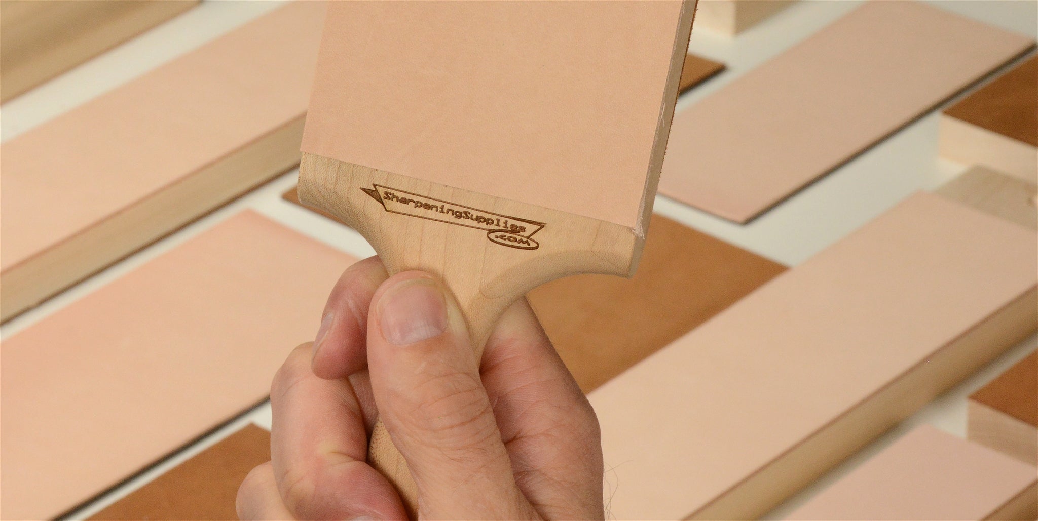 12" XL Double Sided Paddle Strop — Sharpening Supplies