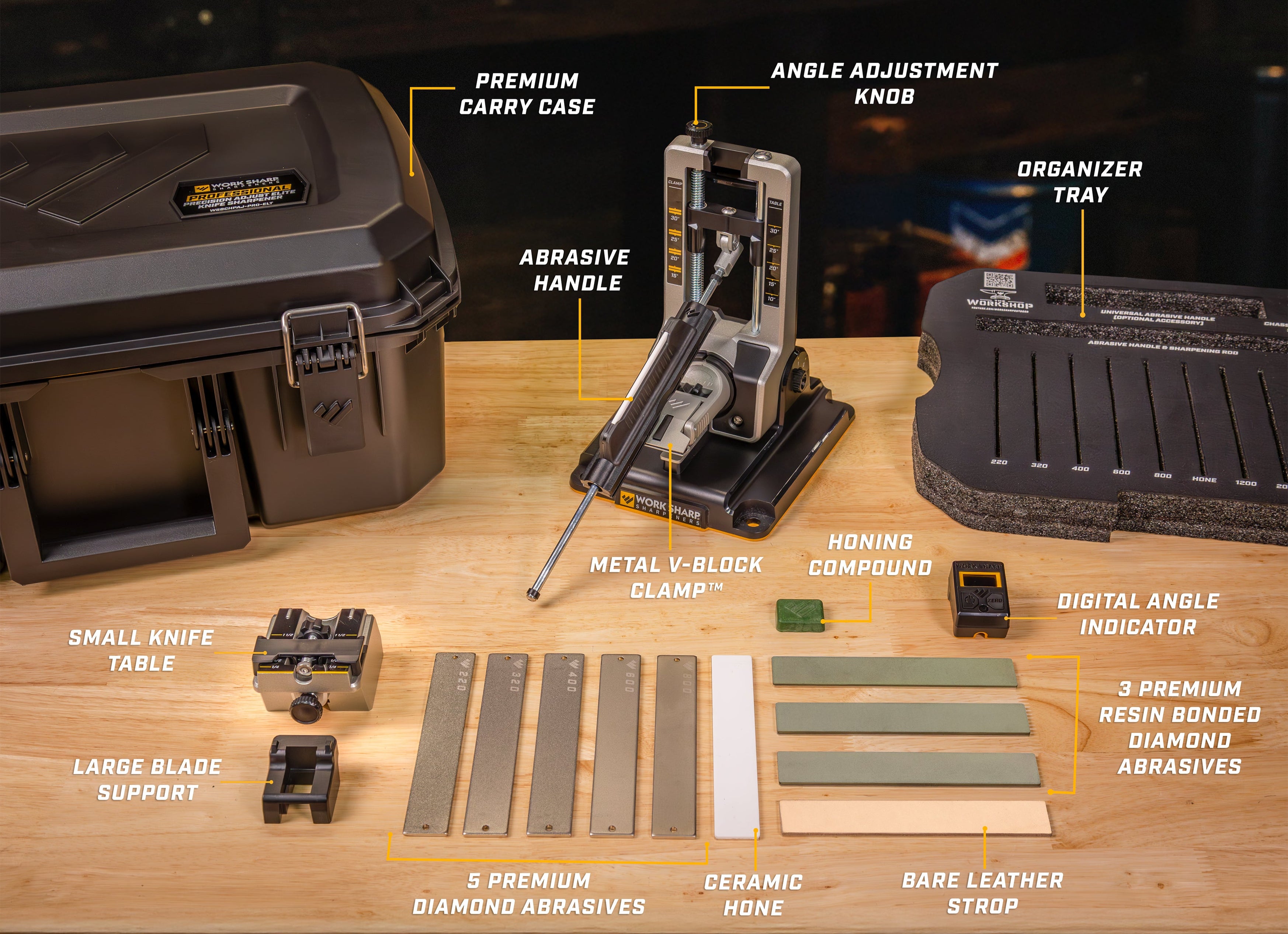 Work Sharp Professional Precision Adjust Elite Knife Sharpener — Sharpening Supplies