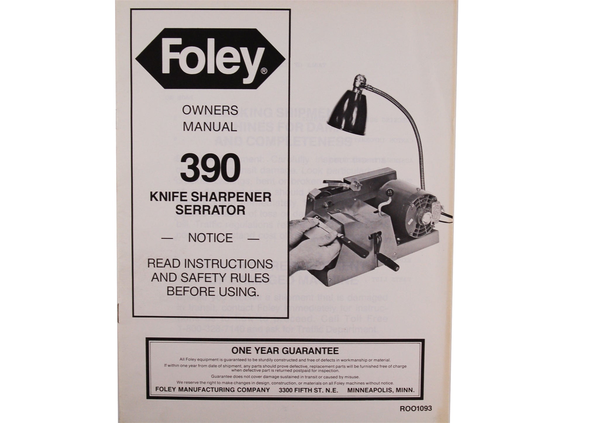 Foley Belsaw Sharpening Videos & Manuals — Sharpening Supplies