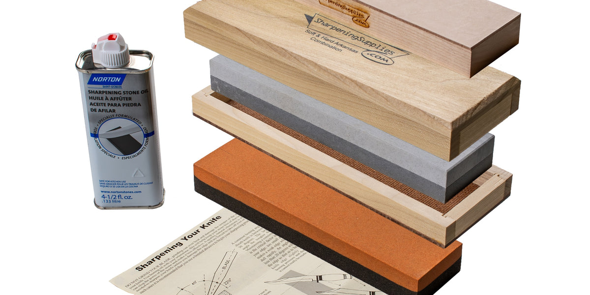 Ultimate Oil Stone Kit — Sharpening Supplies