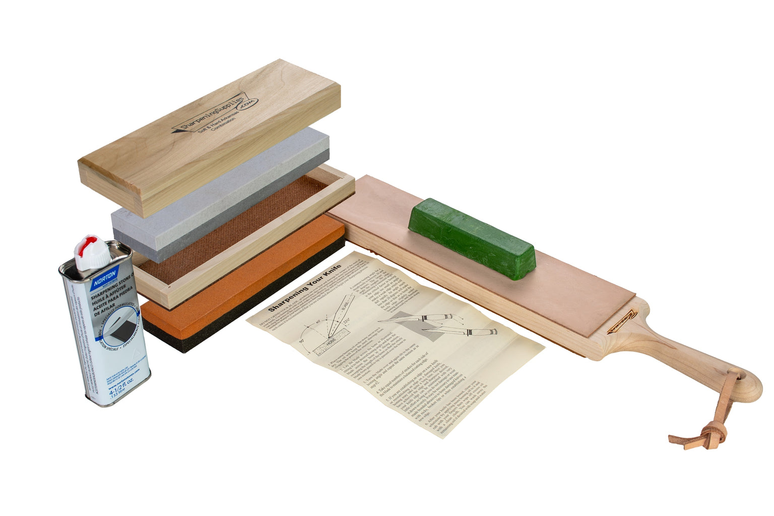 Oil Stone and Arkansas Stone Kits — Sharpening Supplies