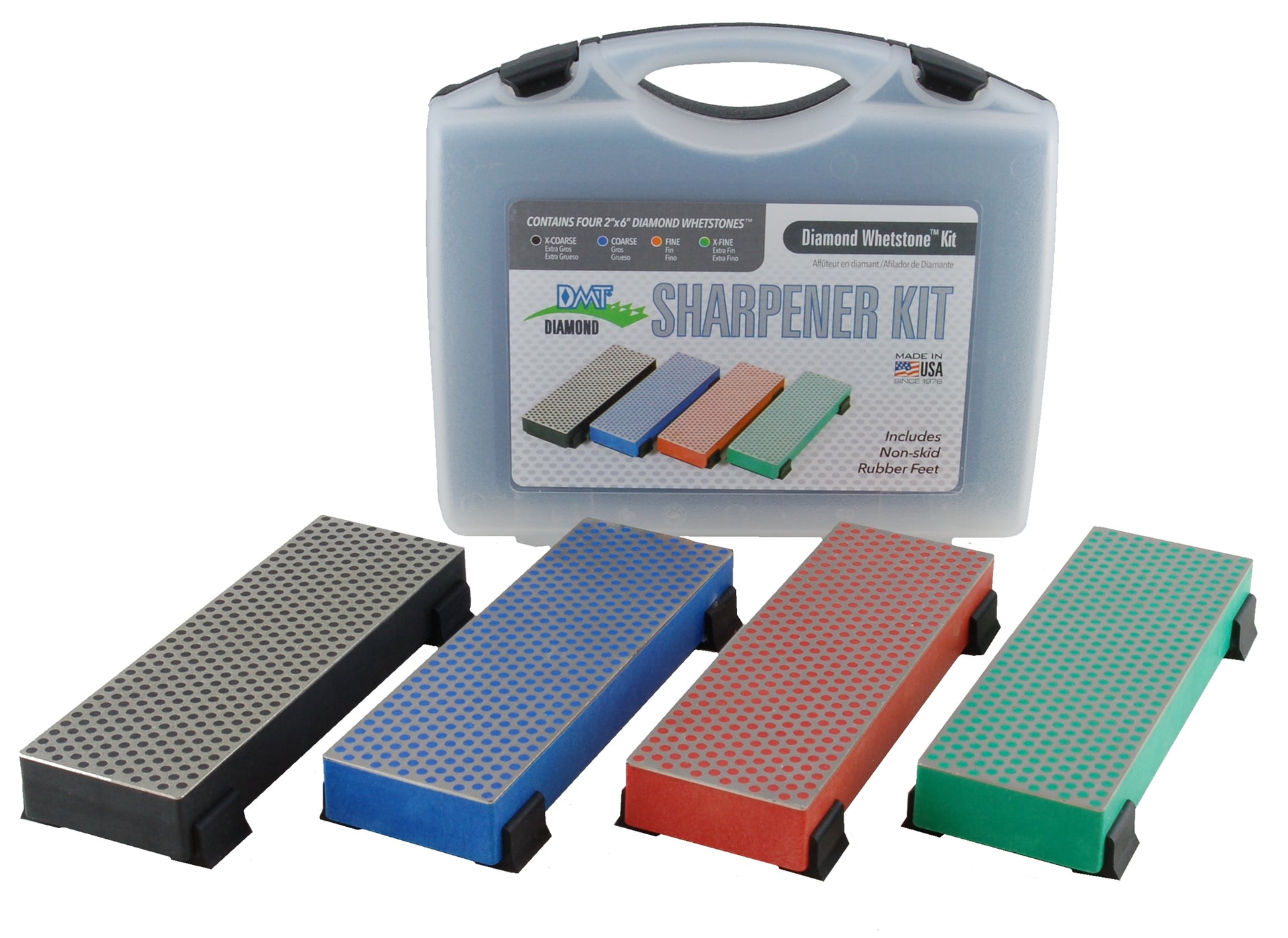 4 Stone DMT 6" Whetstone Kit — Sharpening Supplies