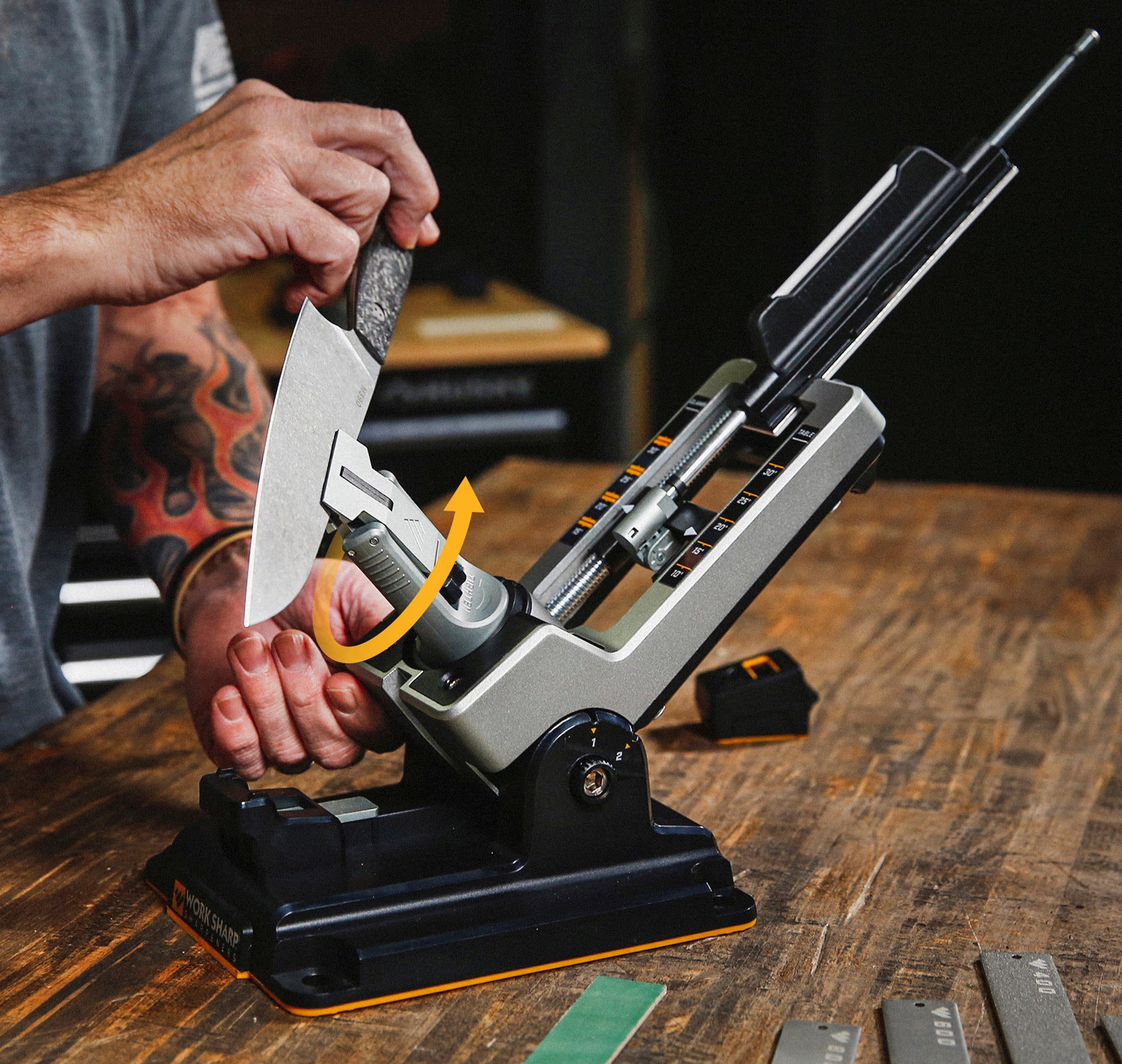 Work Sharp Professional Precision Adjust Knife Sharpener — Sharpening ...